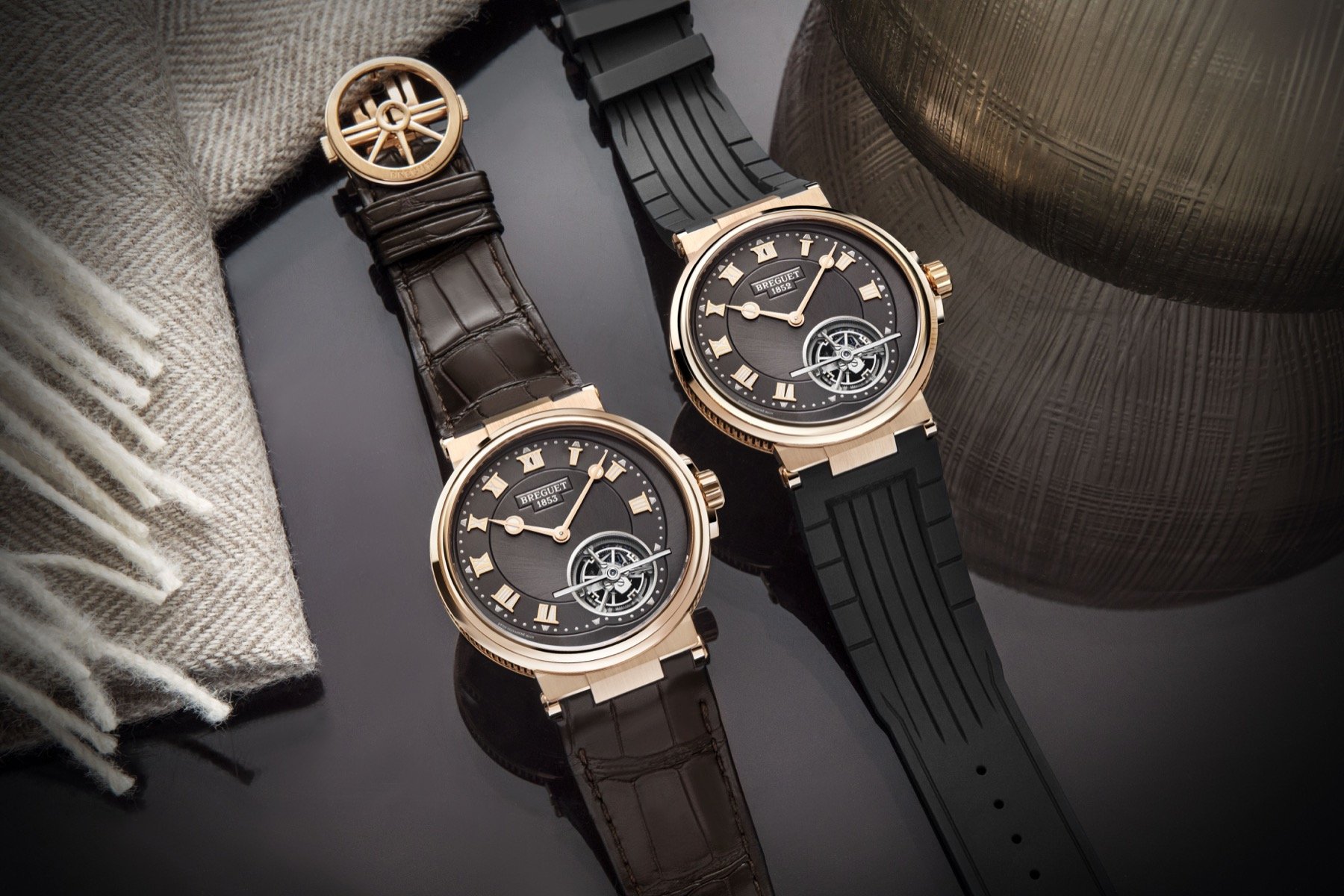 【F】 New: Breguet's Flat And Sporty Marine Tourbillon 5577