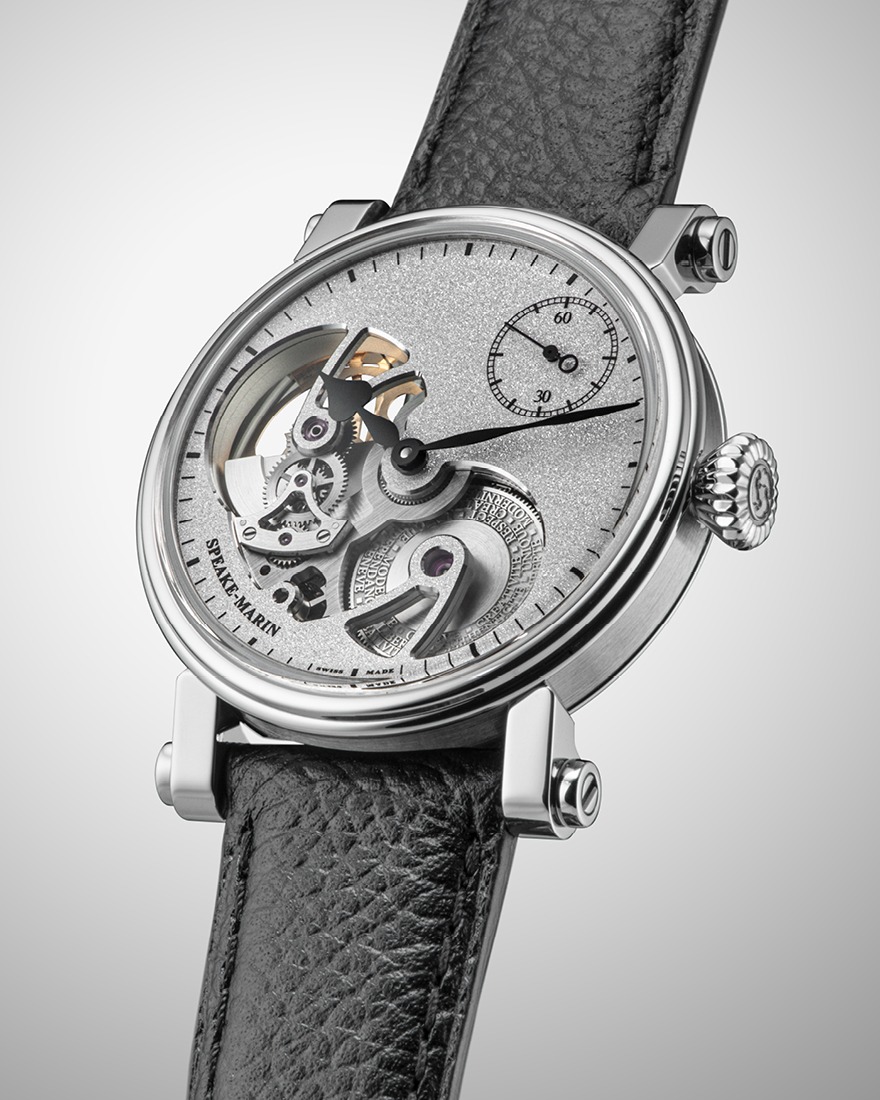 New: Speake Marin Openworked Sandblasted In Titanium Or Gold