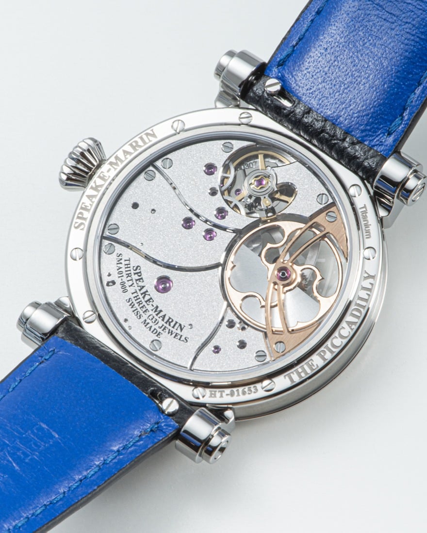 New: Speake Marin Openworked Sandblasted In Titanium Or Gold