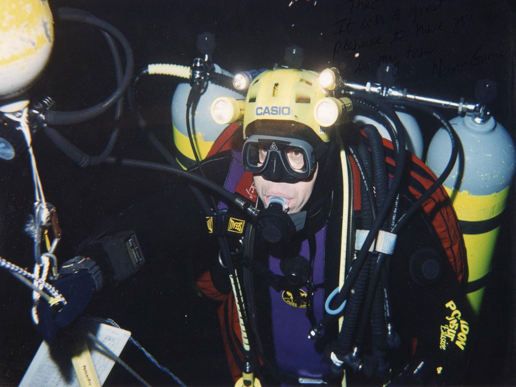 【F】 Nuno Gomes: Setting Diving Records With His G-Shock