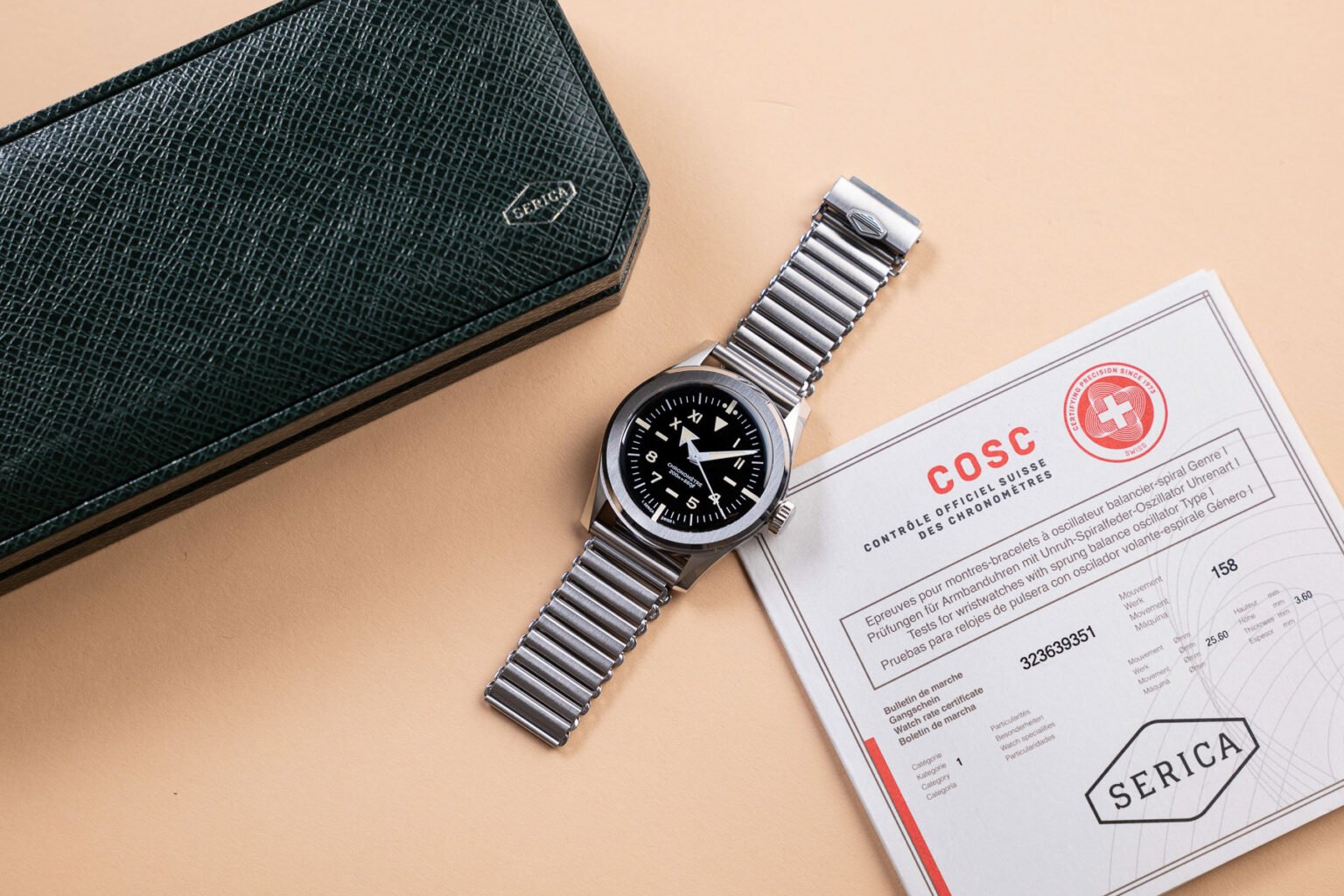 【F】 Serica Introduces The 6190 Field Chronometer