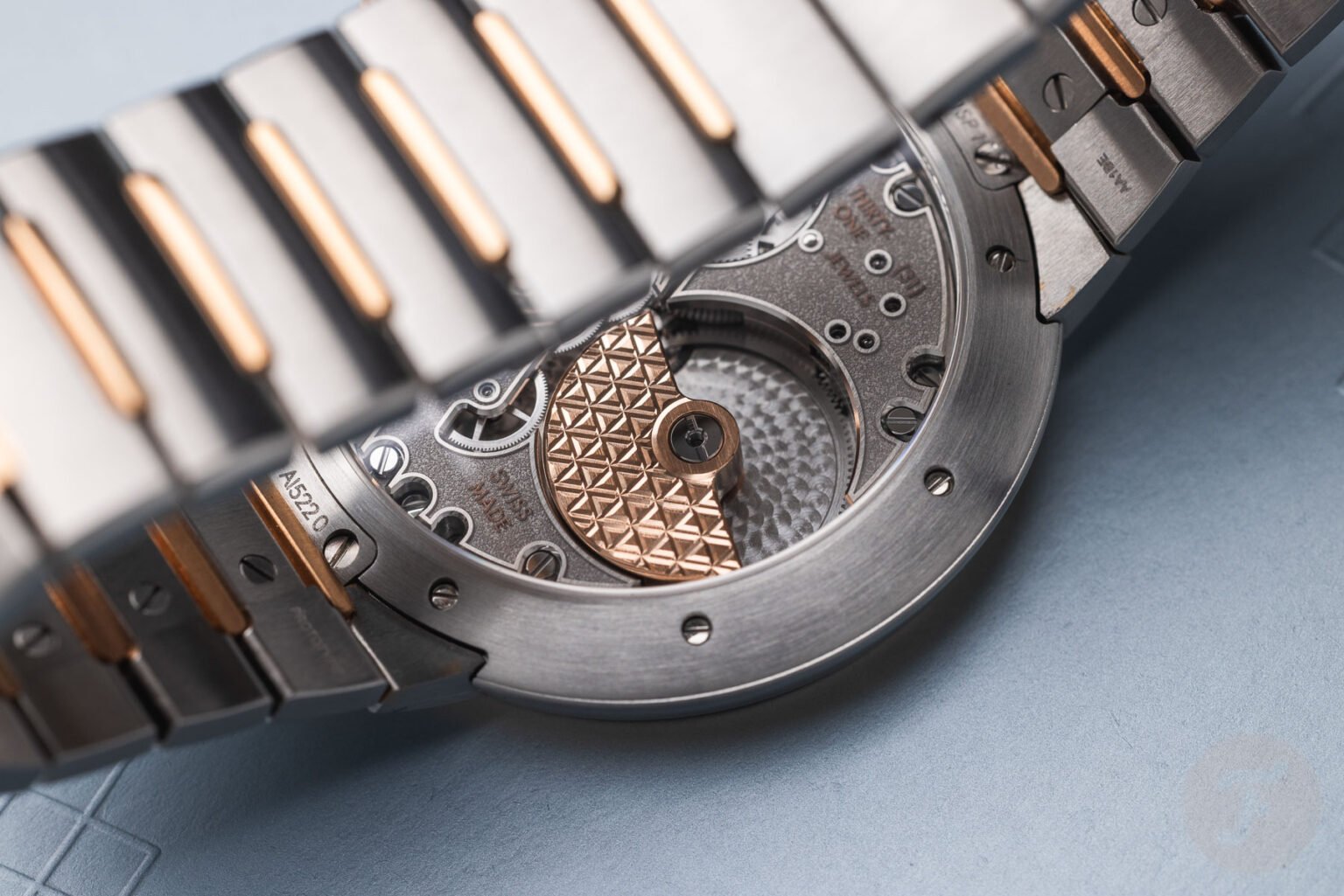 【F】 Louis Vuitton Tambour Automatic 40mm Steel & Rose Gold