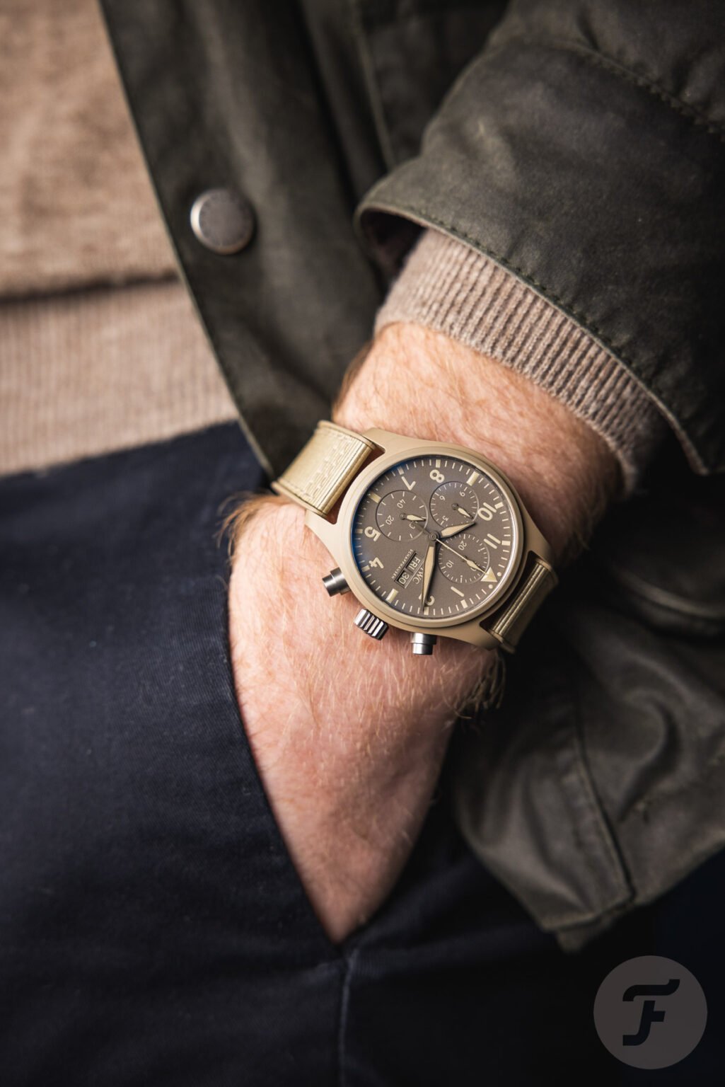 【F】 IWC Pilot's Watch Chronograph 41 Top Gun Mojave Desert