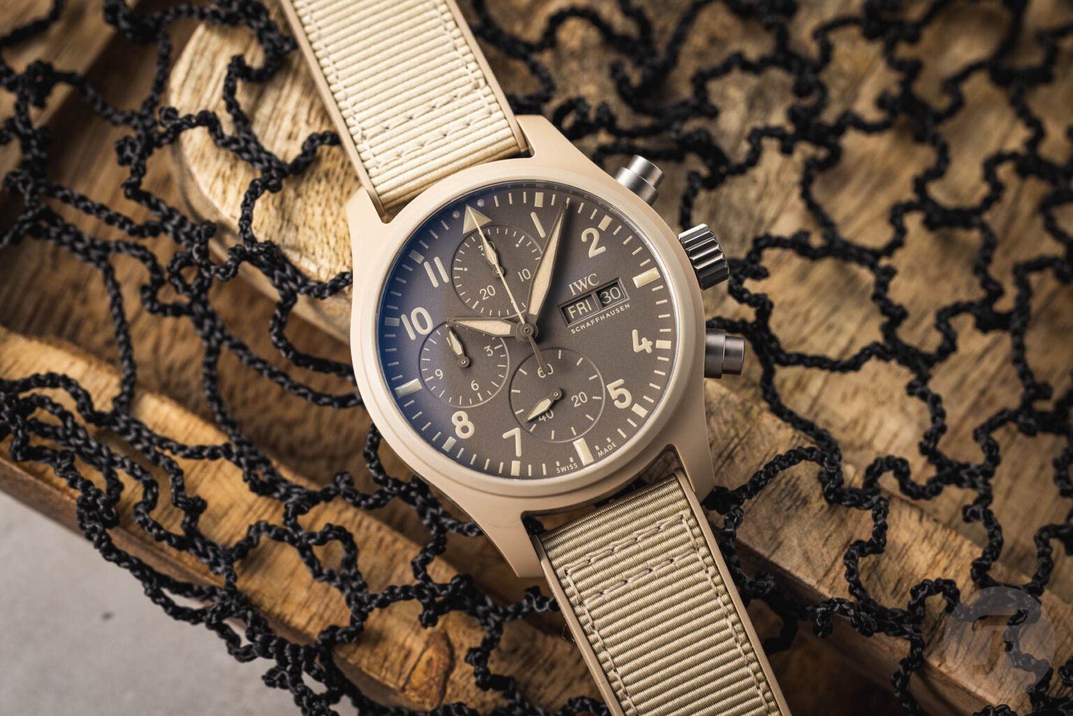 【F】 IWC Pilot's Watch Chronograph 41 Top Gun Mojave Desert
