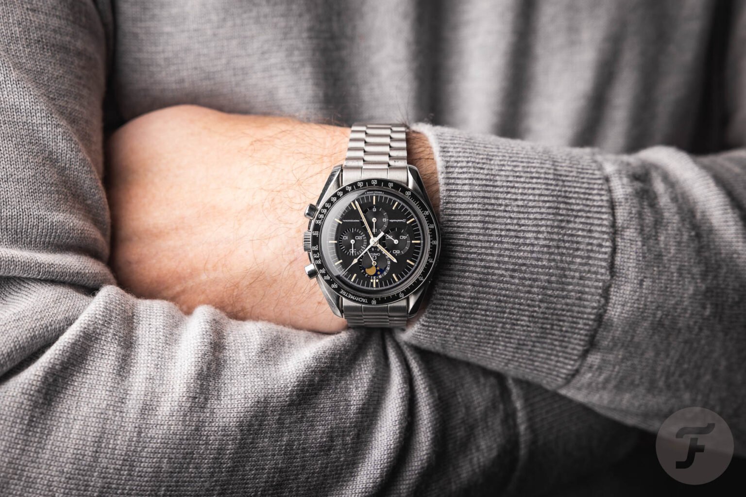 Omega SpeedyMoon 345.0809: The First Moonphase Moonwatch