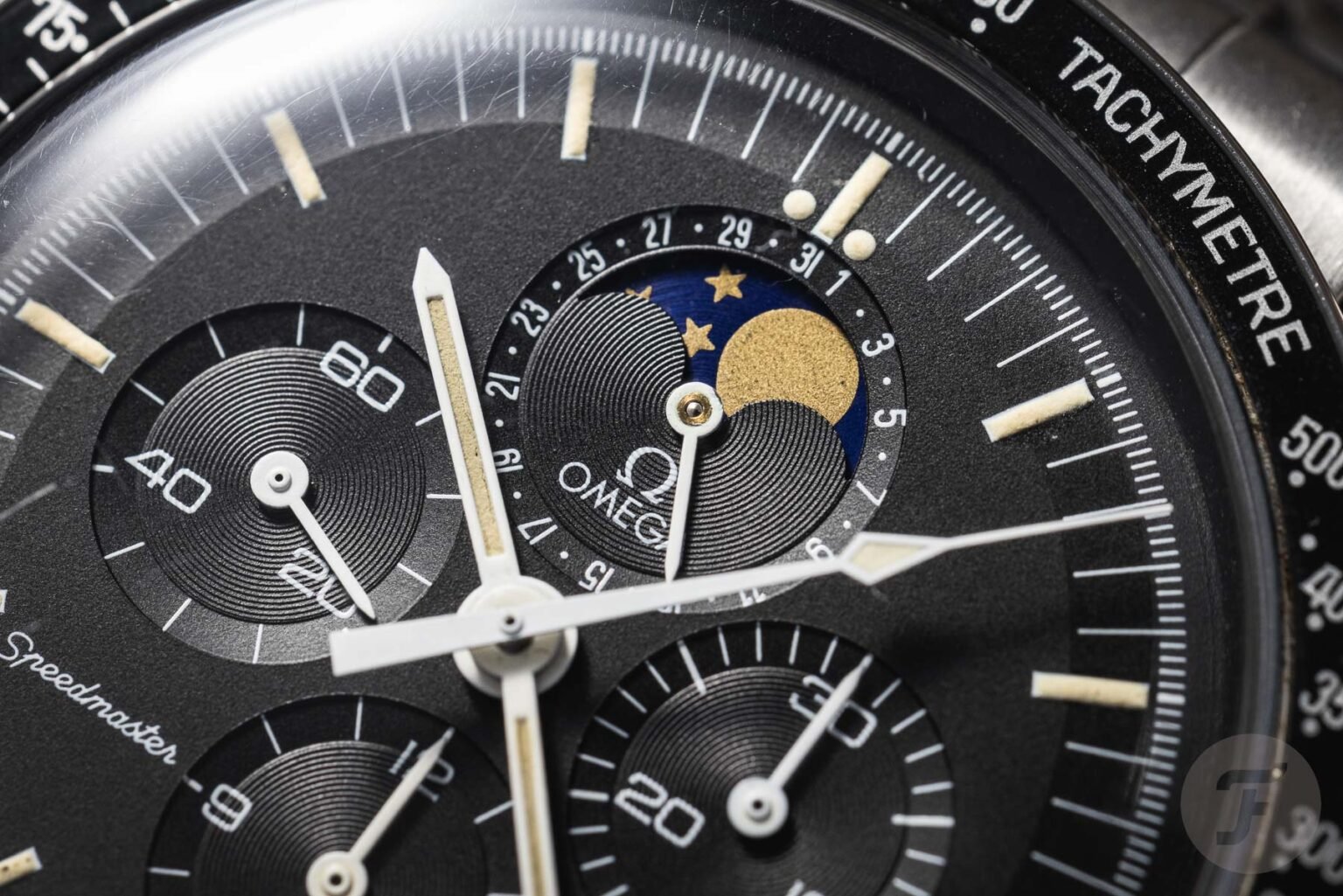 Omega SpeedyMoon 345.0809: The First Moonphase Moonwatch