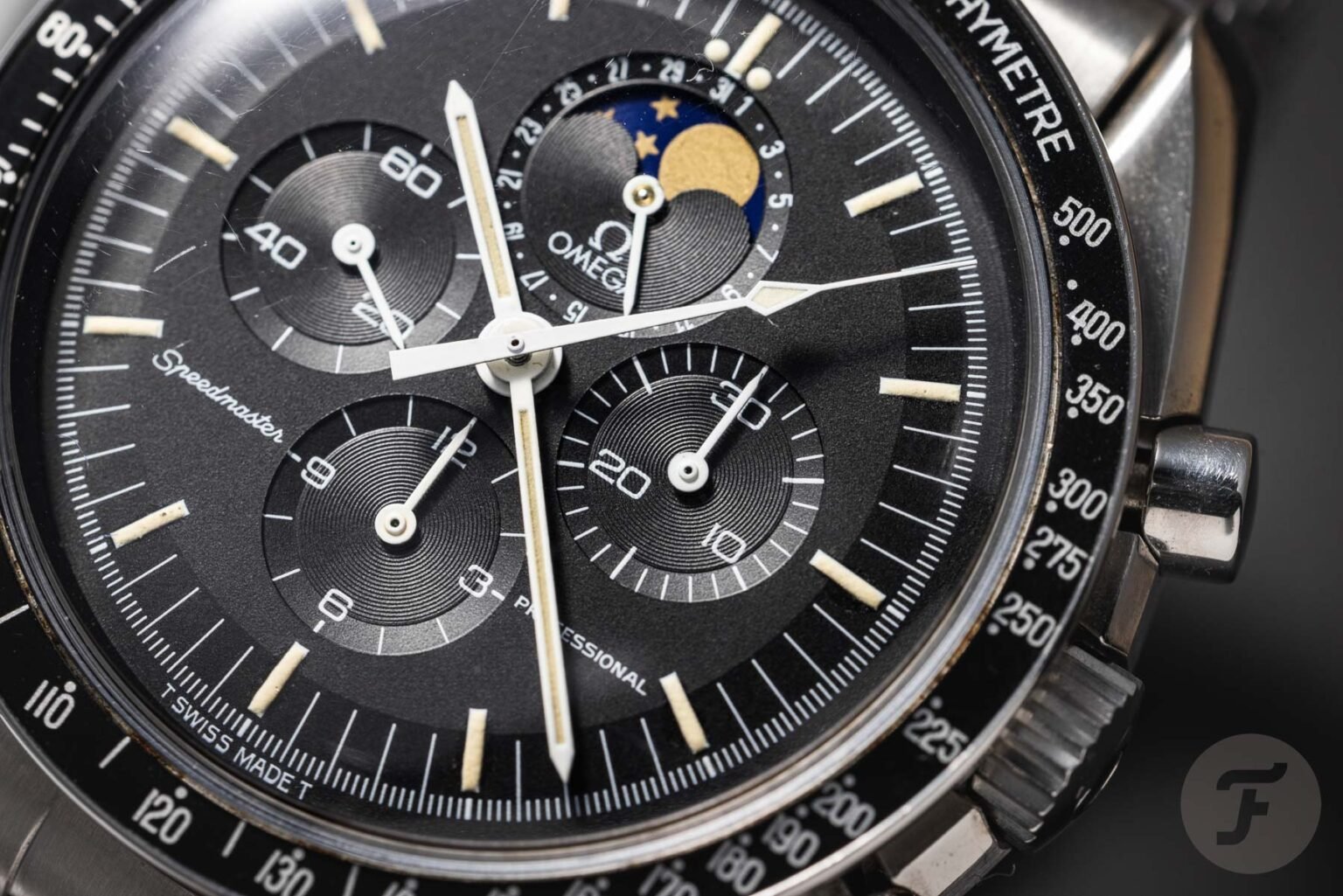 Omega SpeedyMoon 345.0809: The First Moonphase Moonwatch