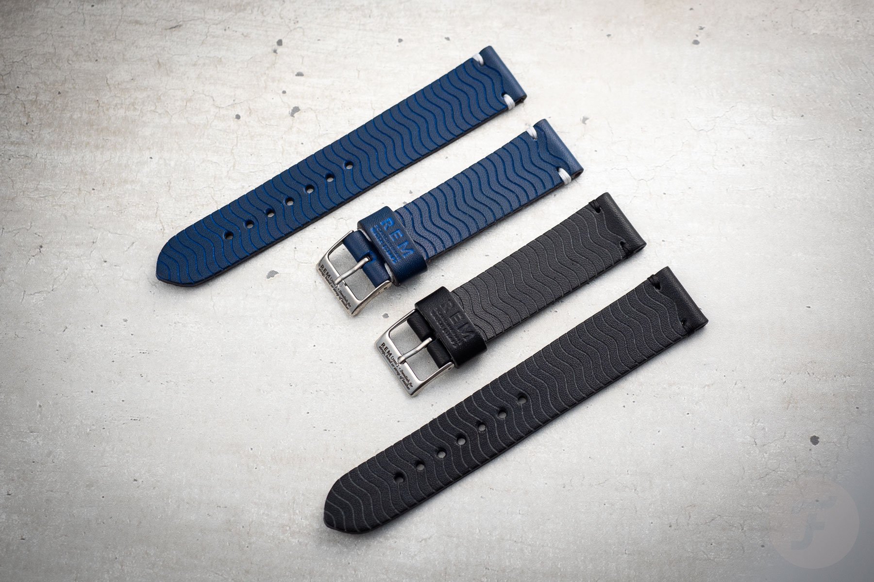 【F】 REM Big Waves Strap: More Waves For Seamaster 300M