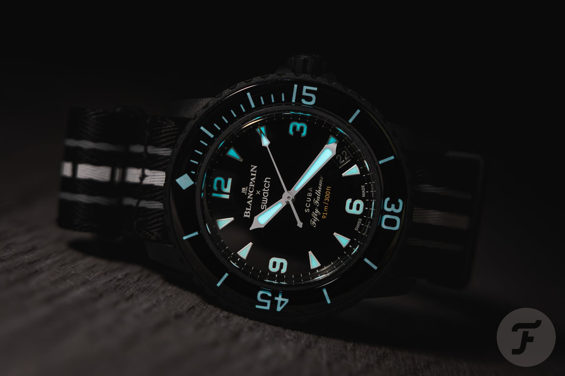 Neue Uhr: Blancpain × Swatch Bioceramic Scuba Fifty Fathoms Ocean Of Storms