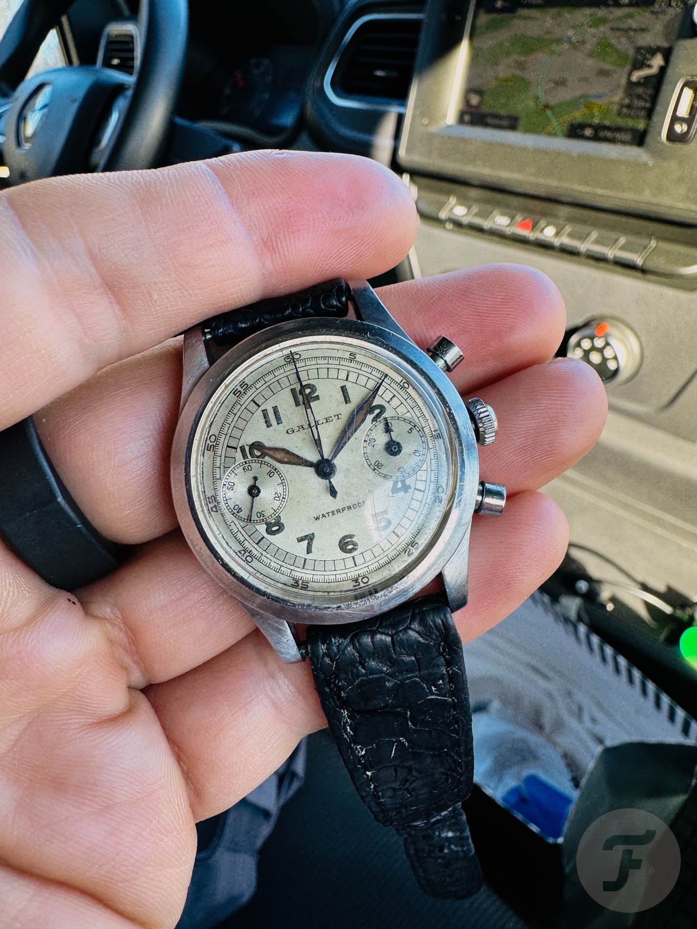 #TBT Finding A Gallet Multichron Clamshell While Buying A Car