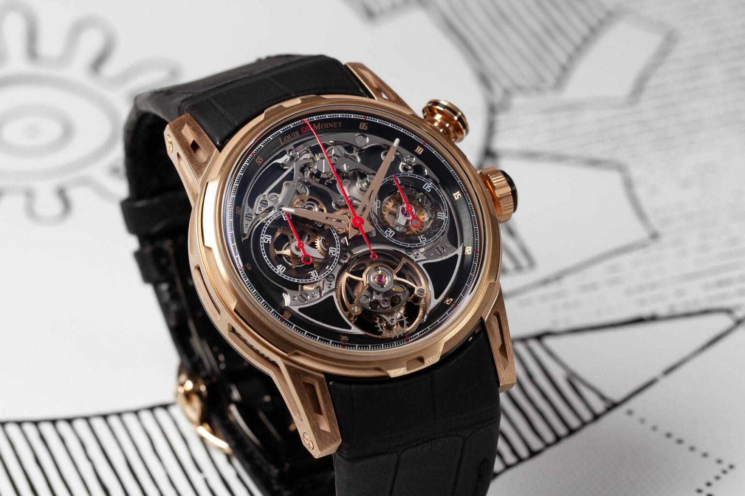 Louis Moinet Impulsion Onyx: A Showpiece Tourbillon Chrono