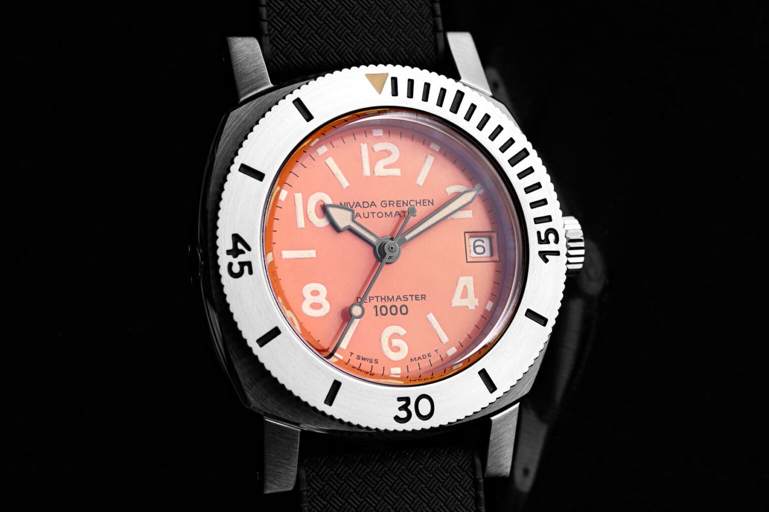 Nivada Grenchen Depthmaster Orange In Vintage And New Form
