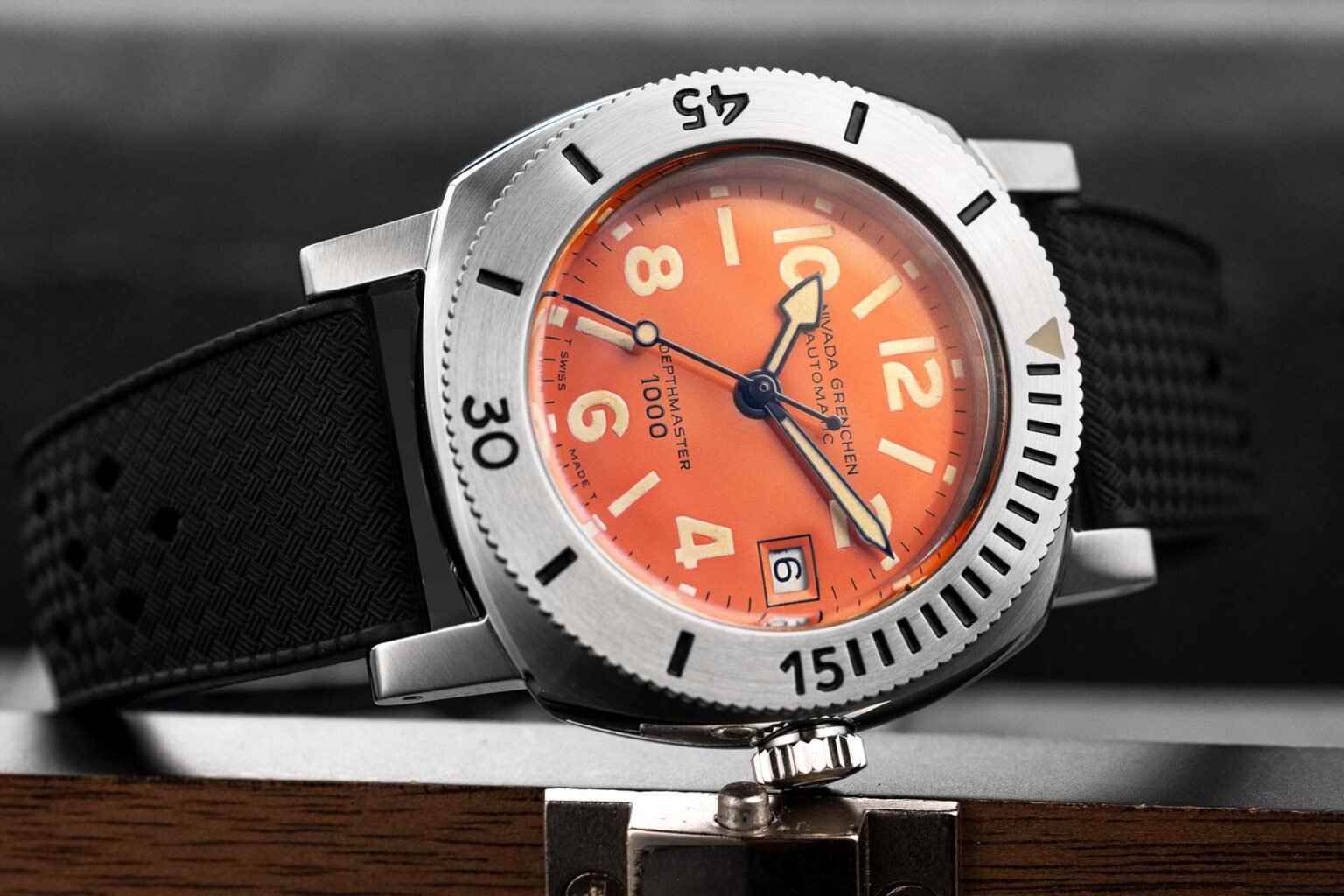 Nivada Grenchen Depthmaster Orange In Vintage And New Form