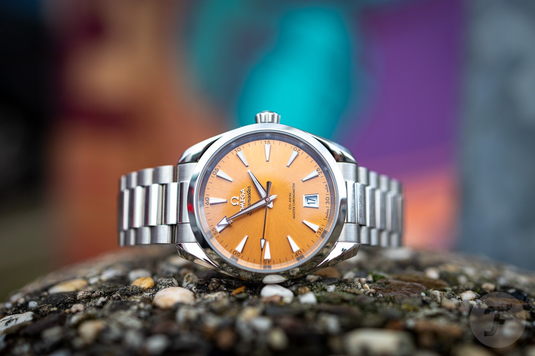 【F】 The Omega Seamaster Aqua Terra Shades Saffron