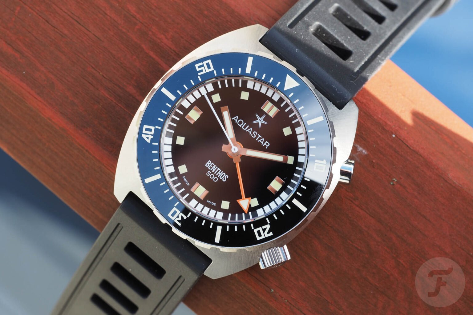【F】 Introducing: The Aquastar Benthos 500 Chronograph