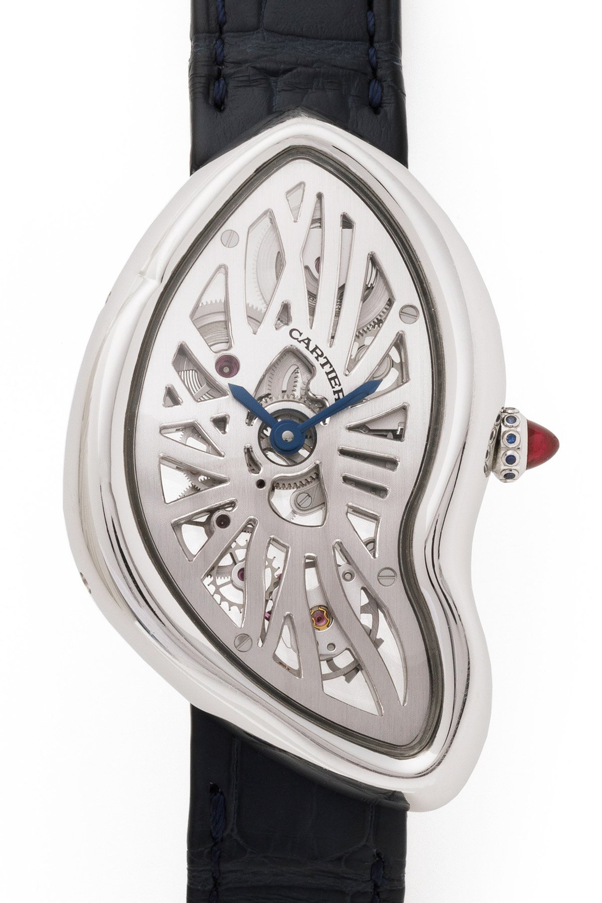 【F】 An Ultra-Rare Cartier Crash Skeleton Extra Large Surfaces