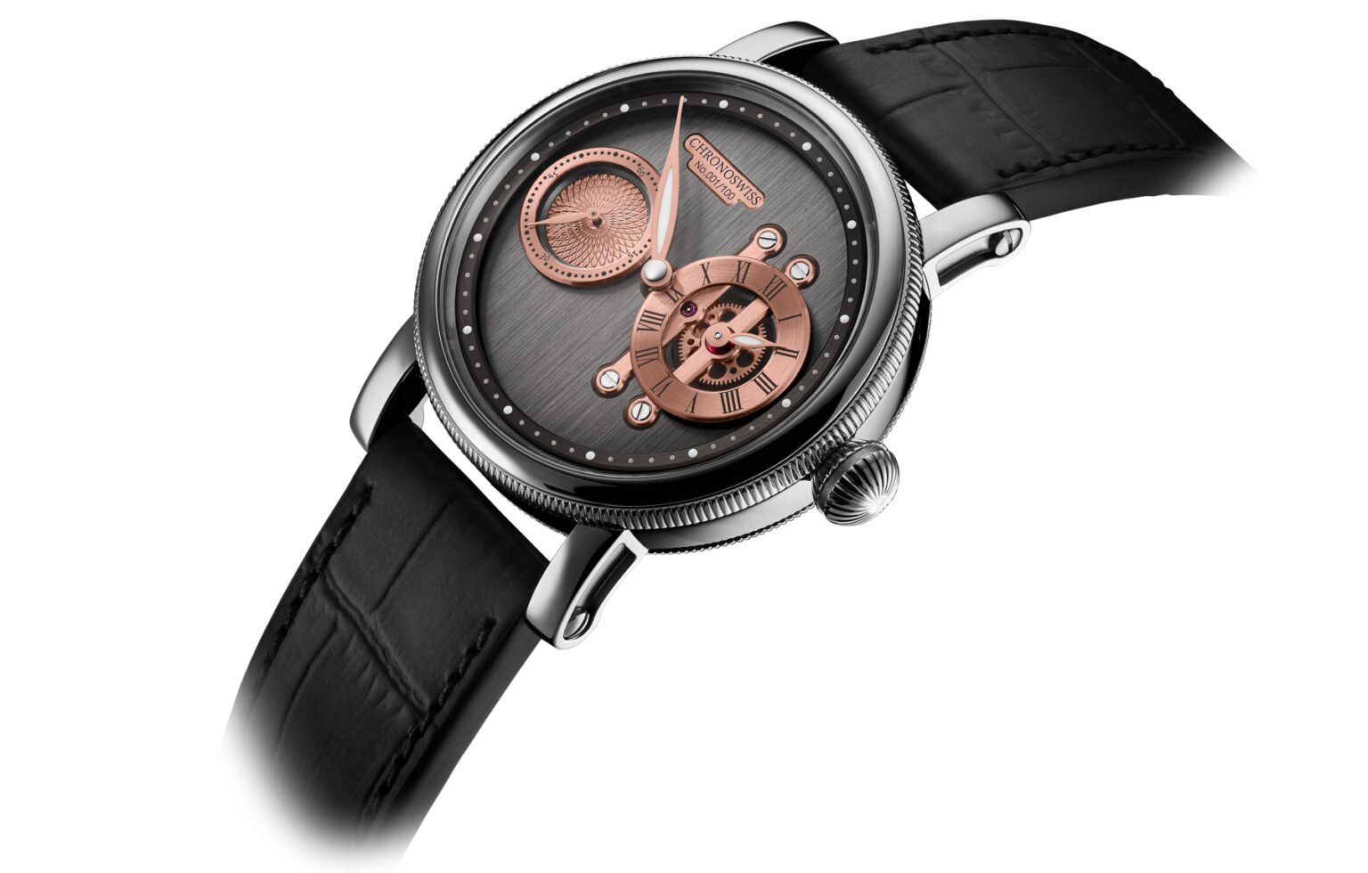 【F】 New: The Chronoswiss Strike Two Golden Gear And H2O