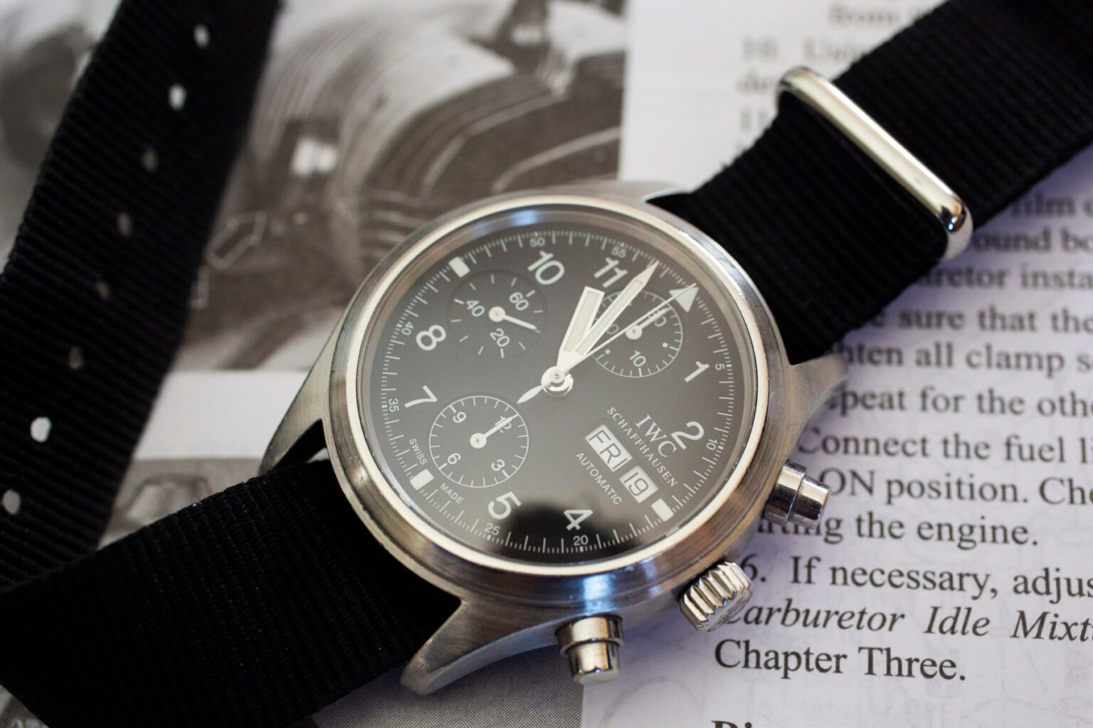 【F】 The IWC Fliegerchronograph 3706 Is A Neo-Vintage Gem
