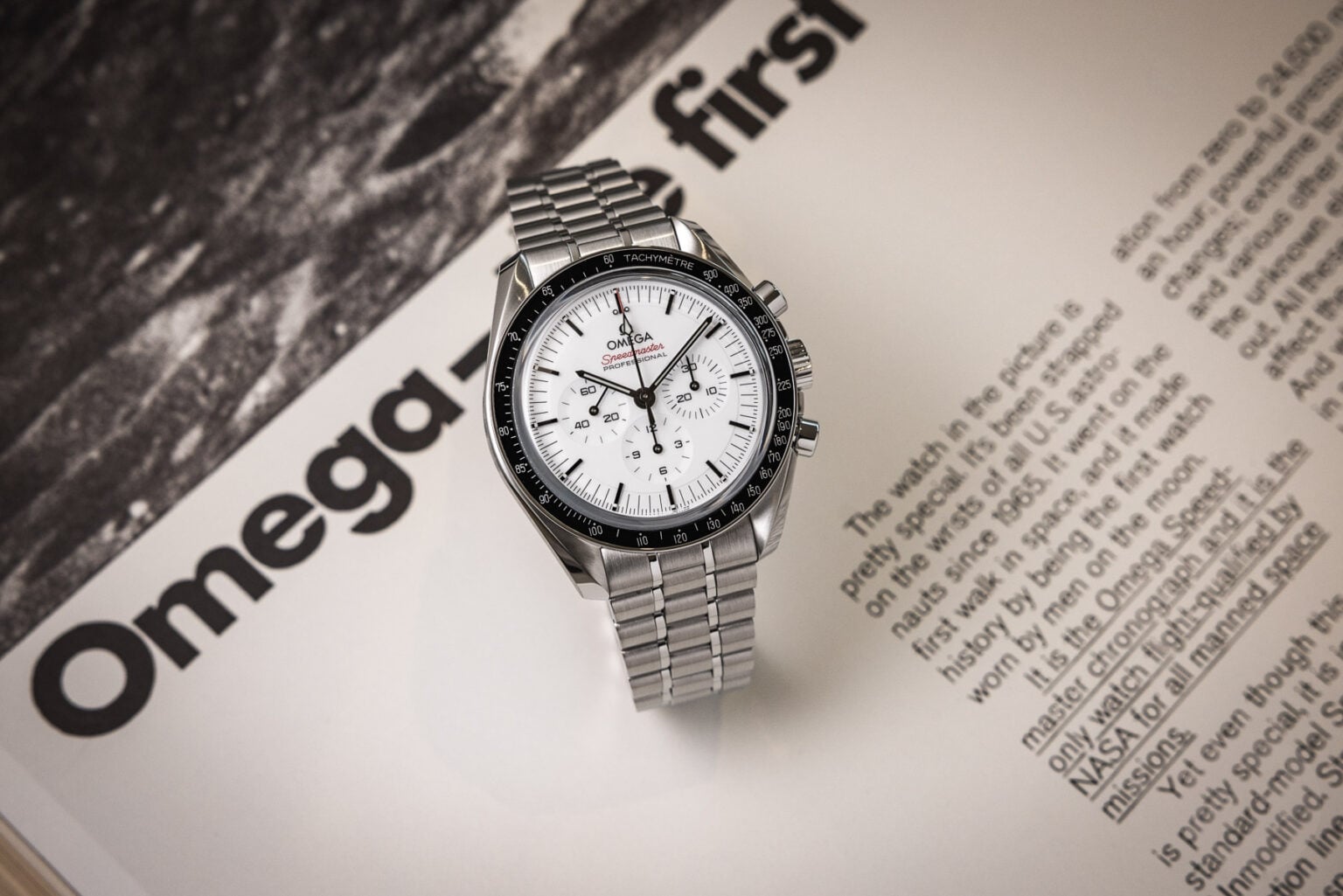 Hands-On: The White-Dial Omega Speedmaster “Daniel Craig”