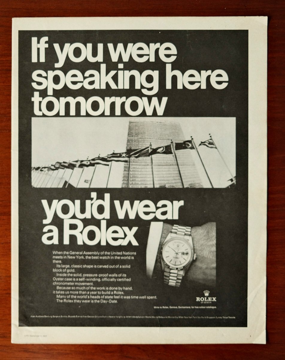 【F】Fratelli Stories: Collecting Vintage Watch Ads