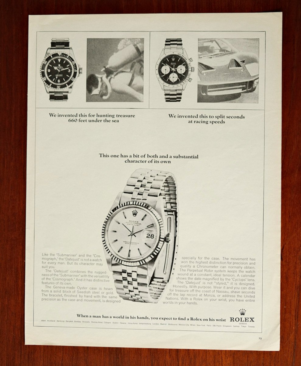 【F】Fratelli Stories: Collecting Vintage Watch Ads