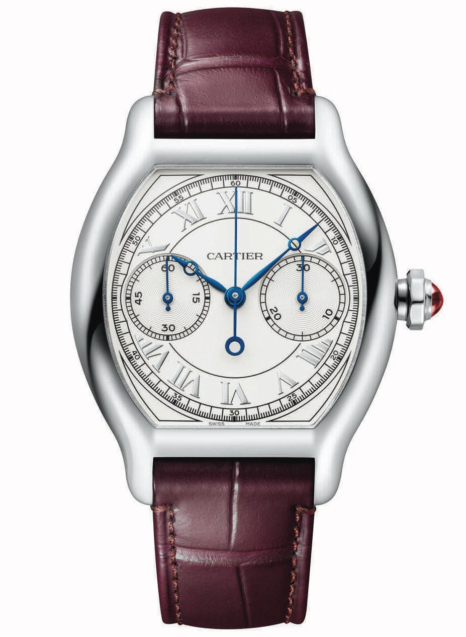 New: Cartier Tortue Hours/Minutes & Monopoussoir Chronograph