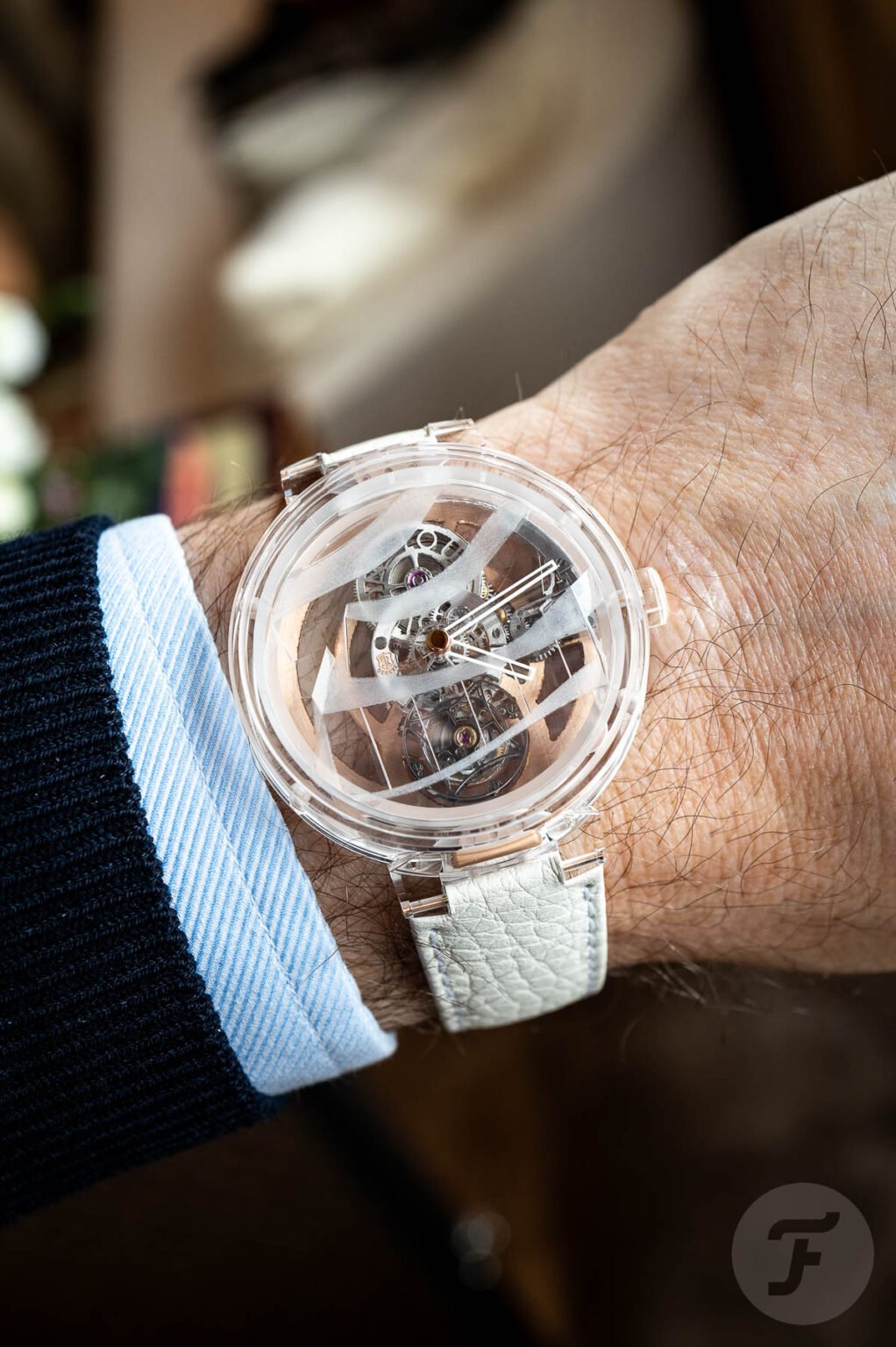 Frank Gehry x Louis Vuitton Tambour Moon Flying Tourbillon