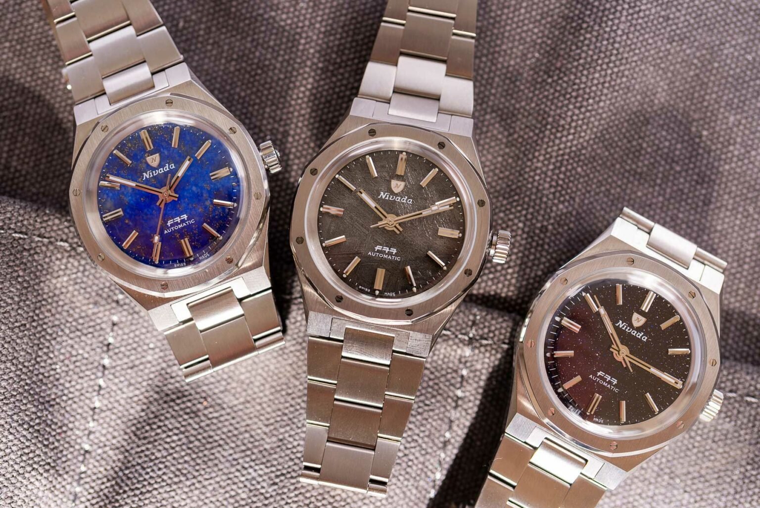 New: Nivada F77 Titanium Météorite, F77 Lapis Lazuli, And More