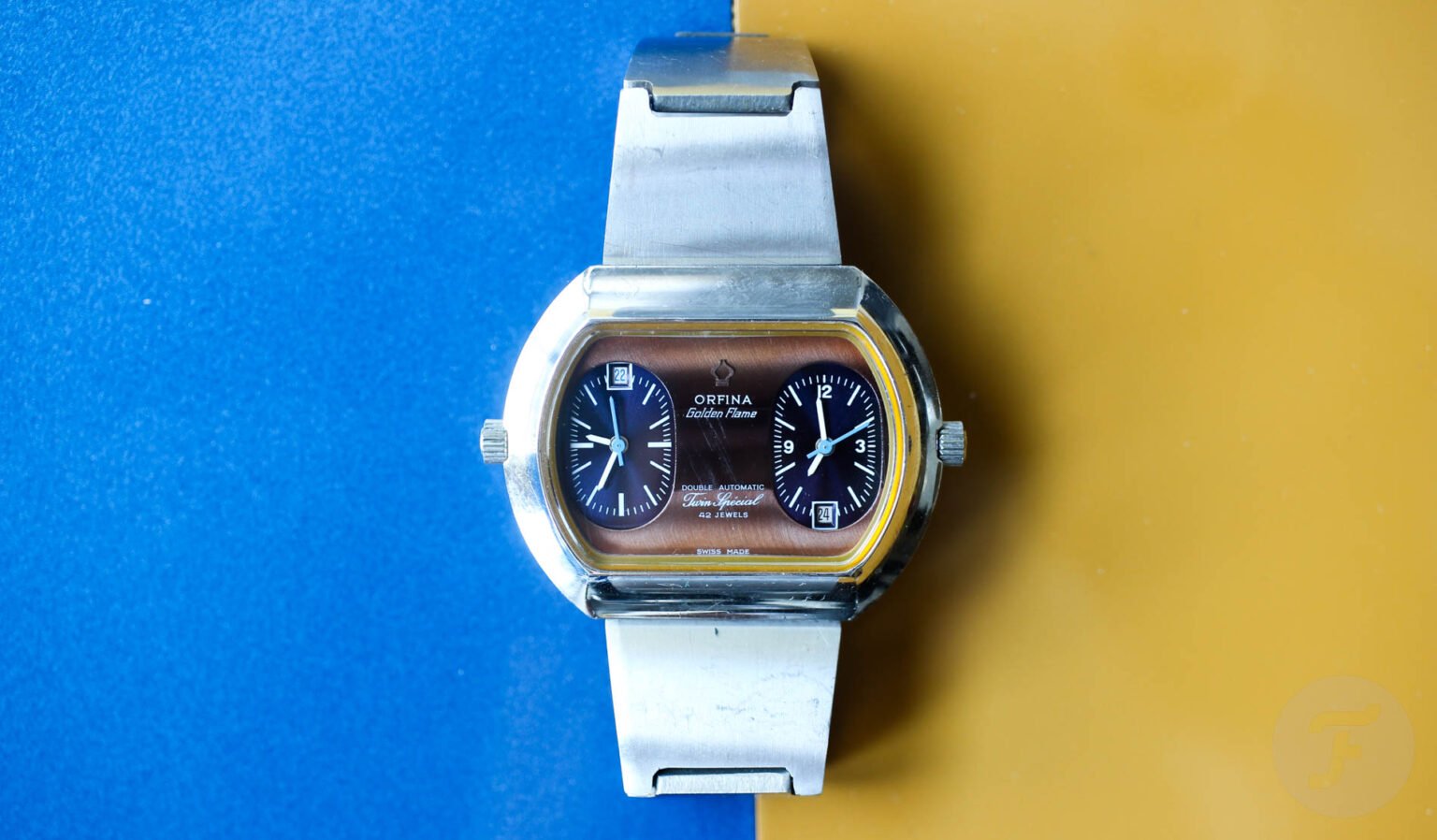 #TBT The Orfina Golden Flame Double Automatic Twin Special