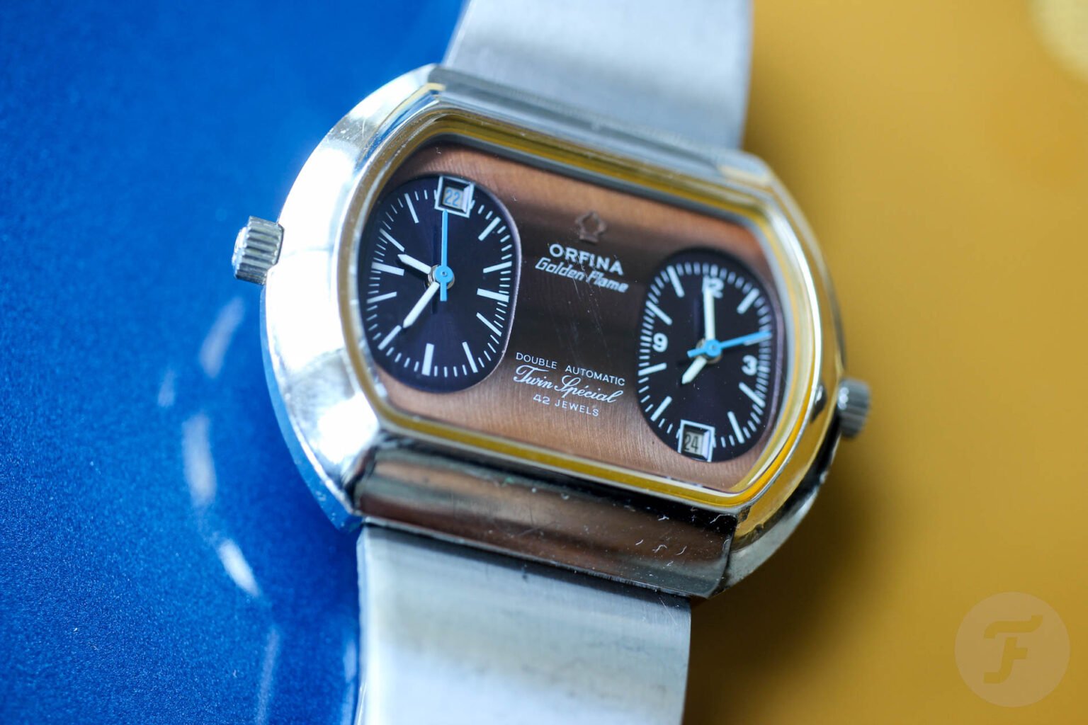 #TBT The Orfina Golden Flame Double Automatic Twin Special