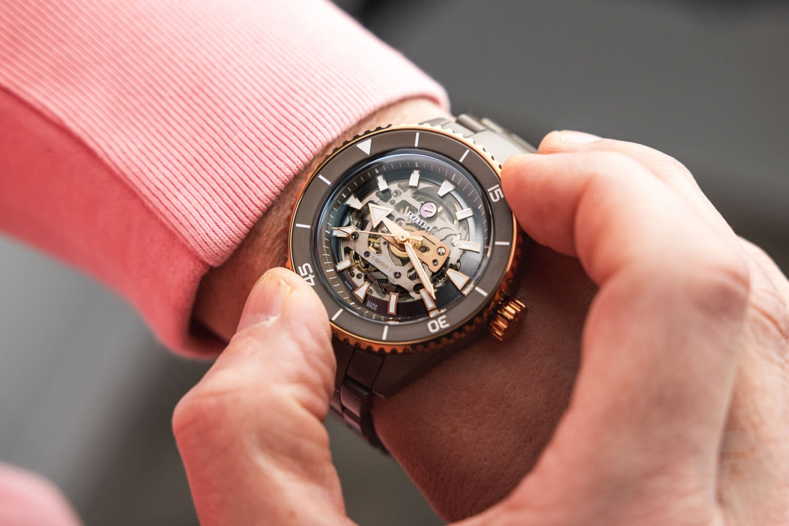 【F】 Hands-On: Rado Captain Cook High-Tech Ceramic Skeleton