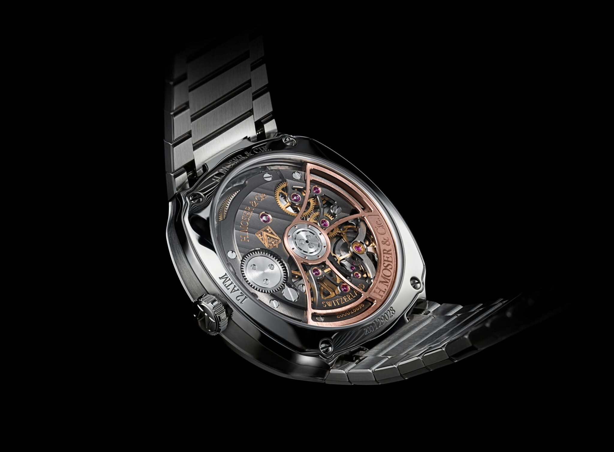 H. Moser Streamliner Centre Seconds Matrix Green & Purple Haze