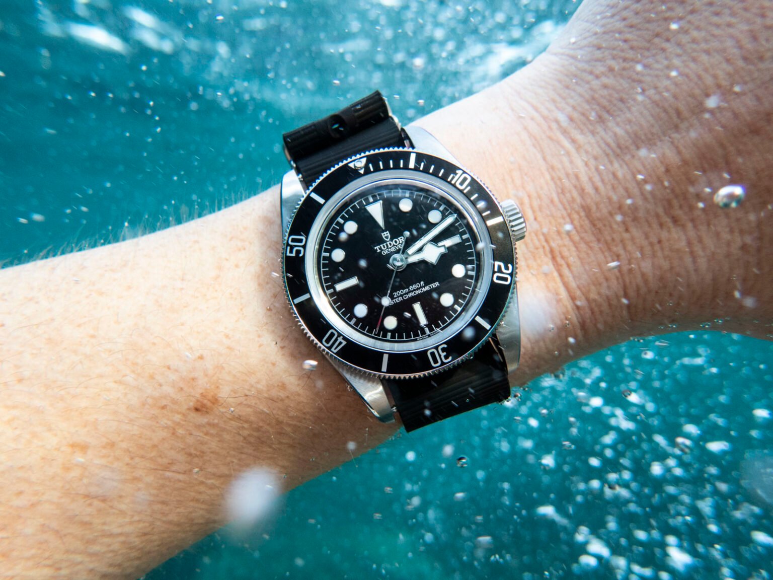 Testing Tudor's Black Bay "Monochrome" In The Pacific Ocean