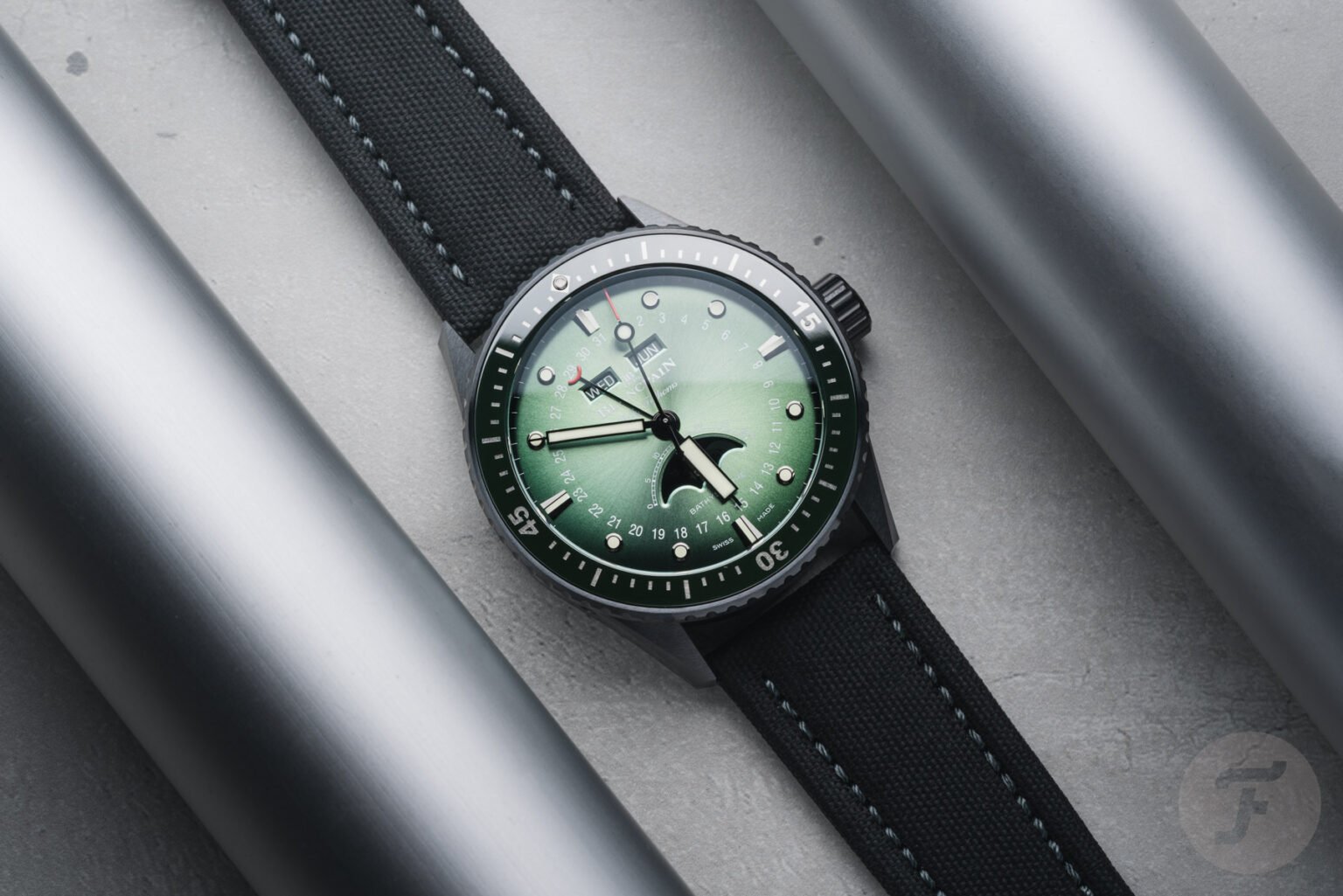 New: Ceramic Blancpain Bathyscaphe Calendar And Bracelet
