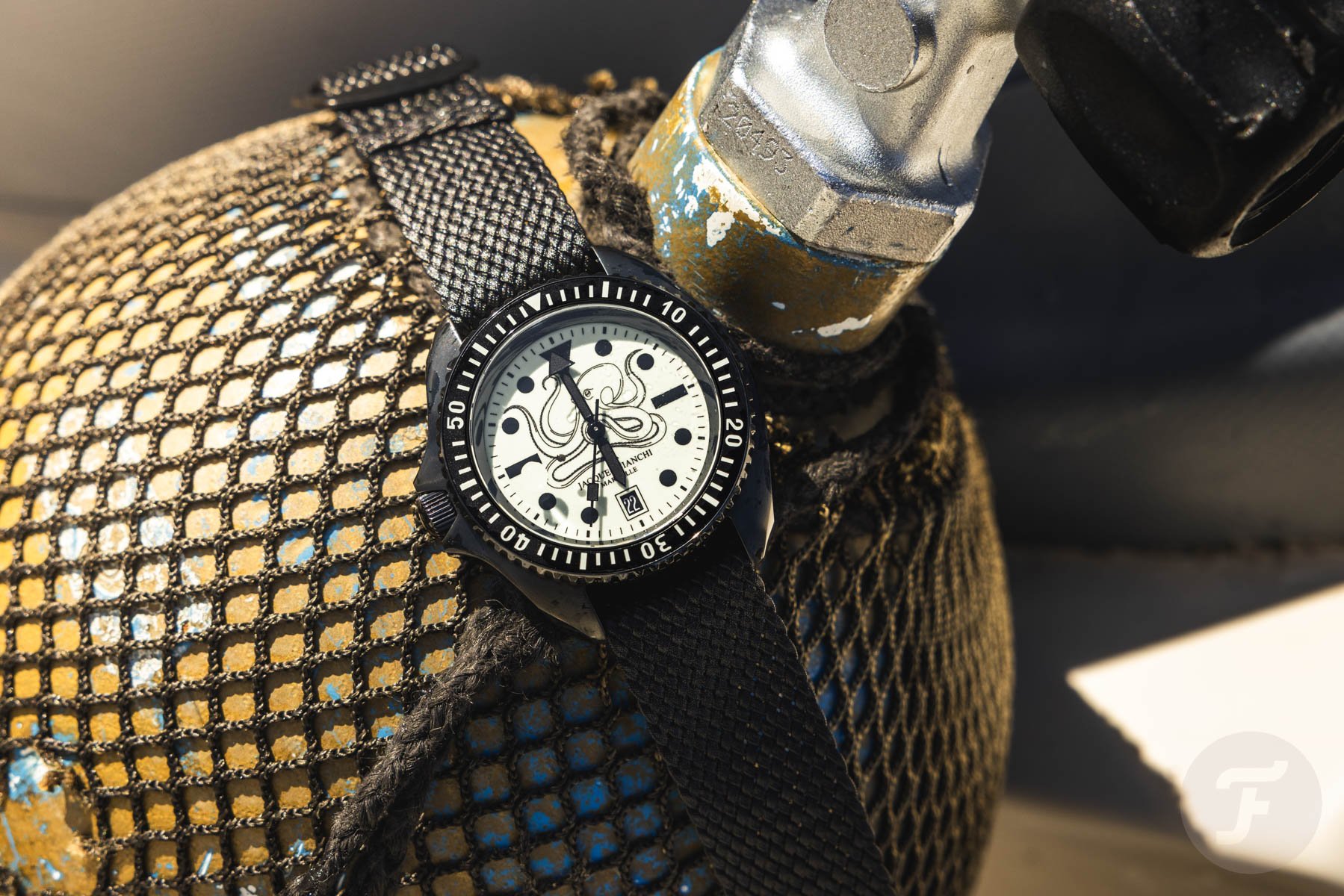 Jacques Bianchi Marseille × Fratello JB200 PoulPro Night Diver