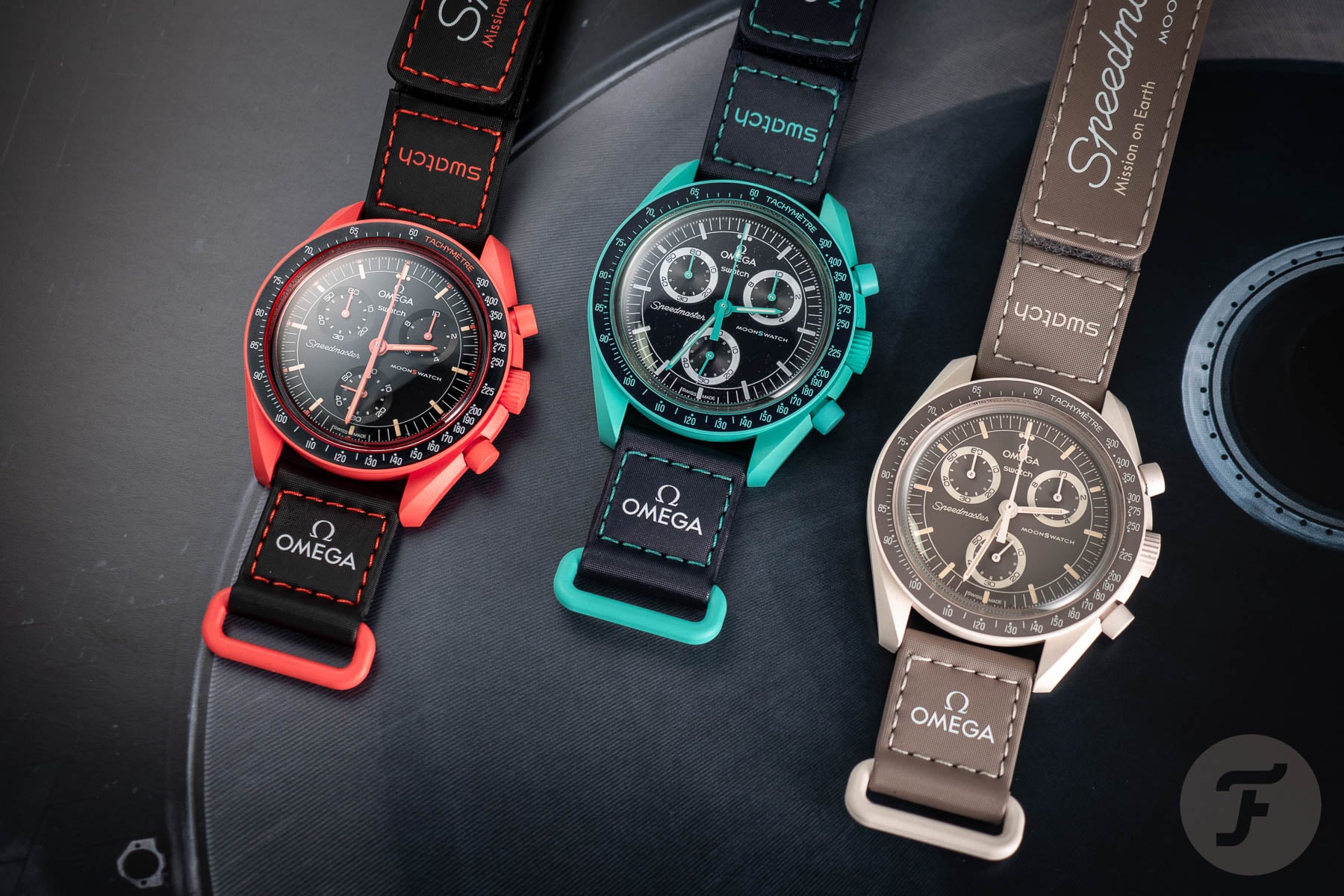 Hands-On: The New MoonSwatch Mission On Earth Models