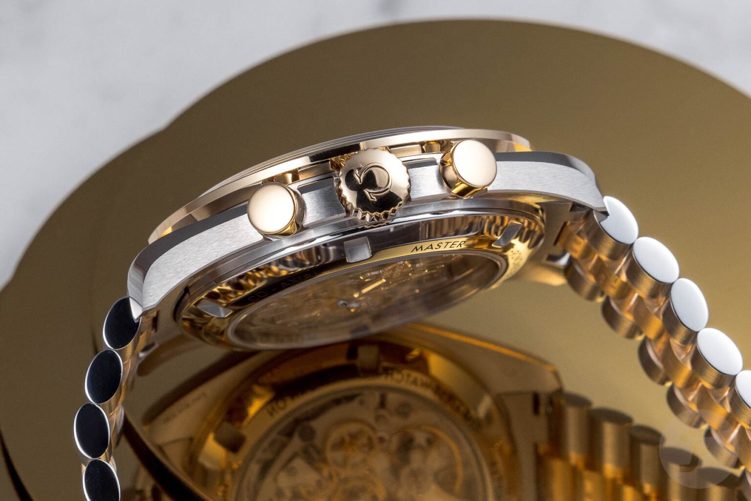 New: Two Bicolor Omega Speedmaster Professional Moonwatches