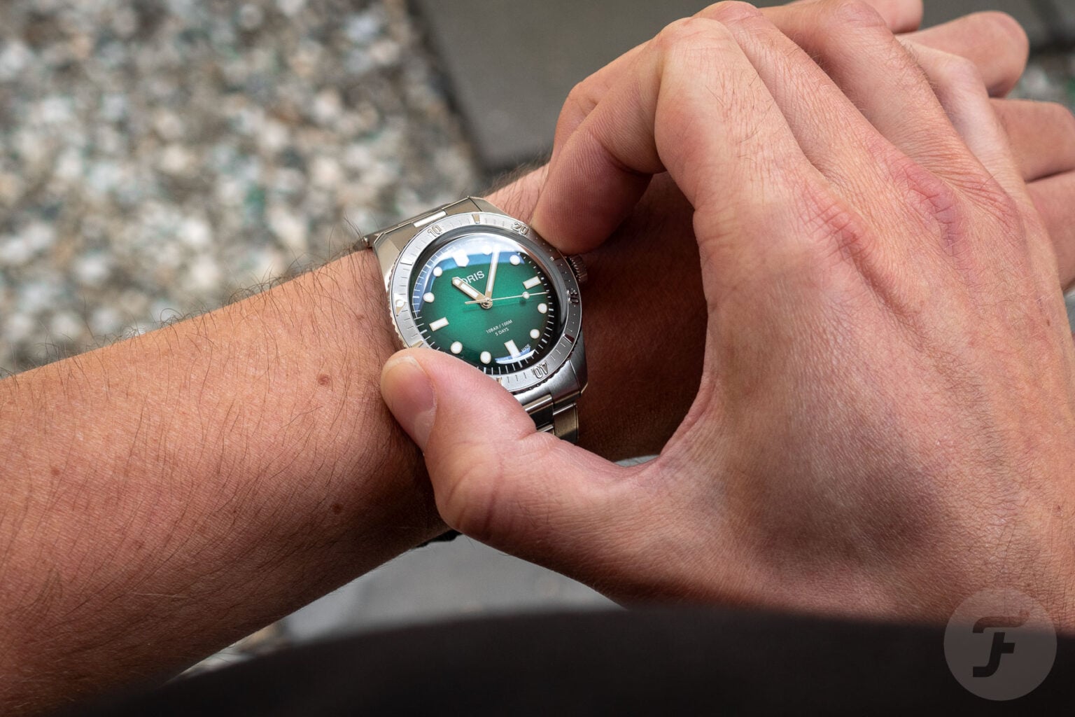 【F】 New: 38mm Oris Divers Sixty-Five Calibre 400 In Green