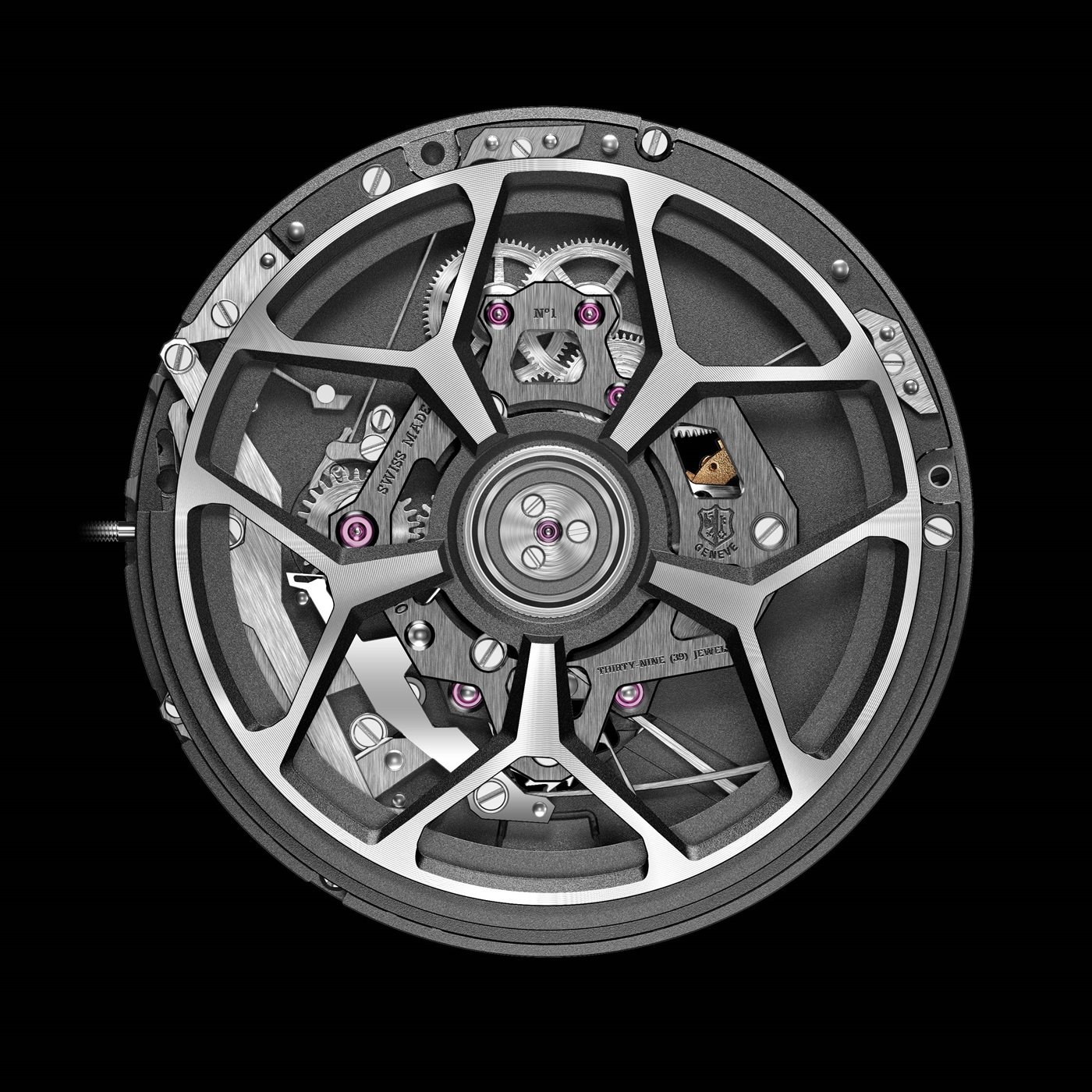 New: Roger Dubuis Excalibur Spider In Lamborghini SC63 Green