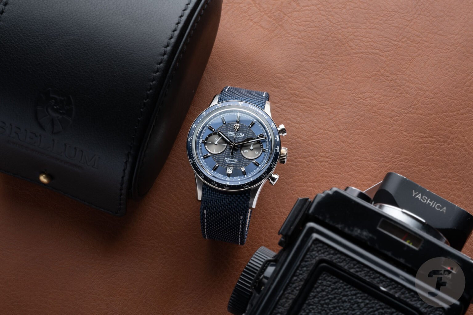 New: Brellum Pandial Marina Bicompax Titanium Chronometer