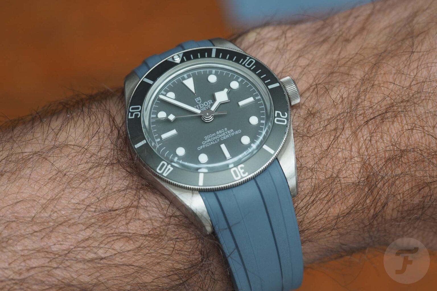 【F】 Delugs Rubber CTS Straps On Ming And Tudor Watches