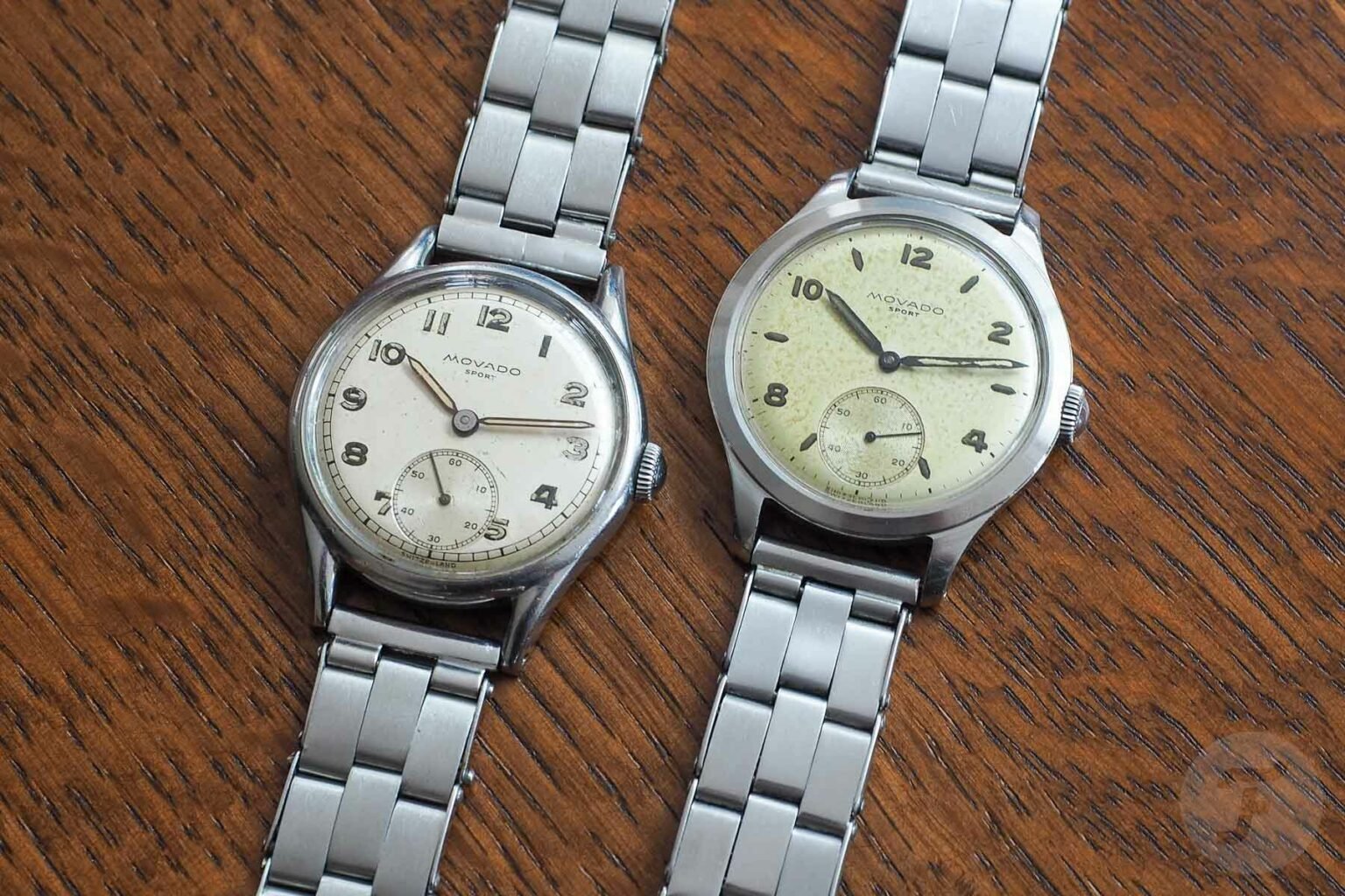 【F】 A Pair Of Movado Sport Models With Borgel Cases