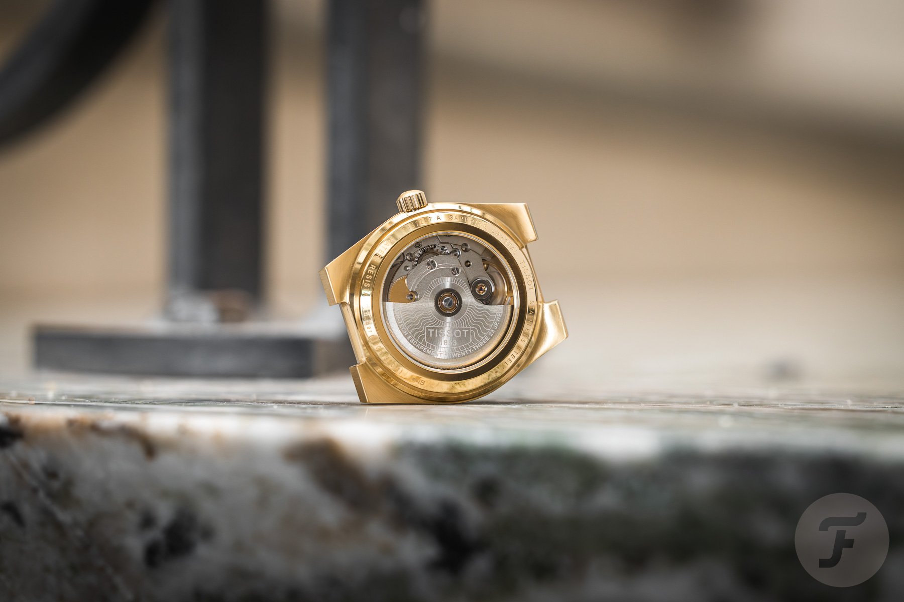【F】 Tissot PRX Powermatic 80 35mm Ice Blue And Gold PVD