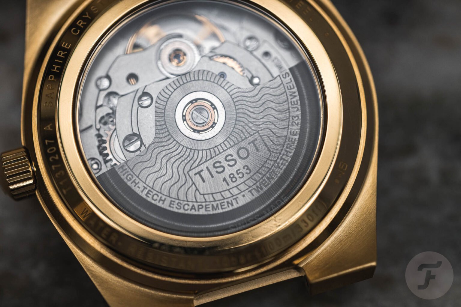 【F】 Tissot PRX Powermatic 80 35mm Ice Blue And Gold PVD