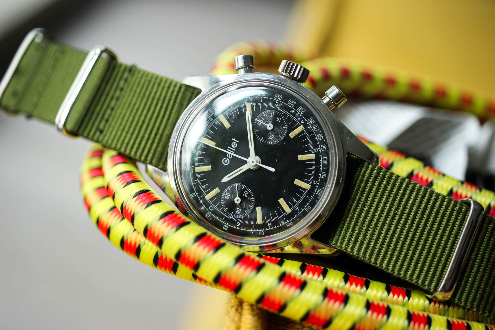 #TBT A Surprising Gallet Chronograph With A Landeron 149