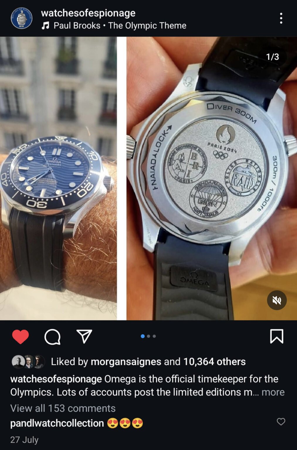 【F】 Daniel Craig Wears A New Omega Seamaster Professional