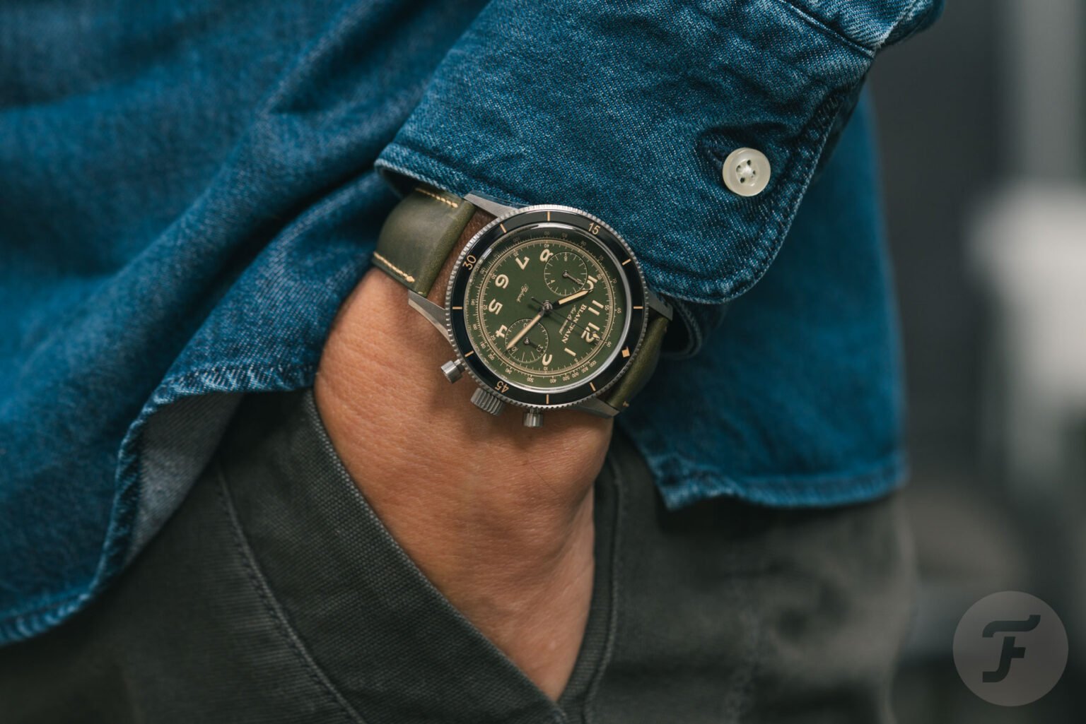 Hands-On: Blancpain Air Command In Titanium And Green