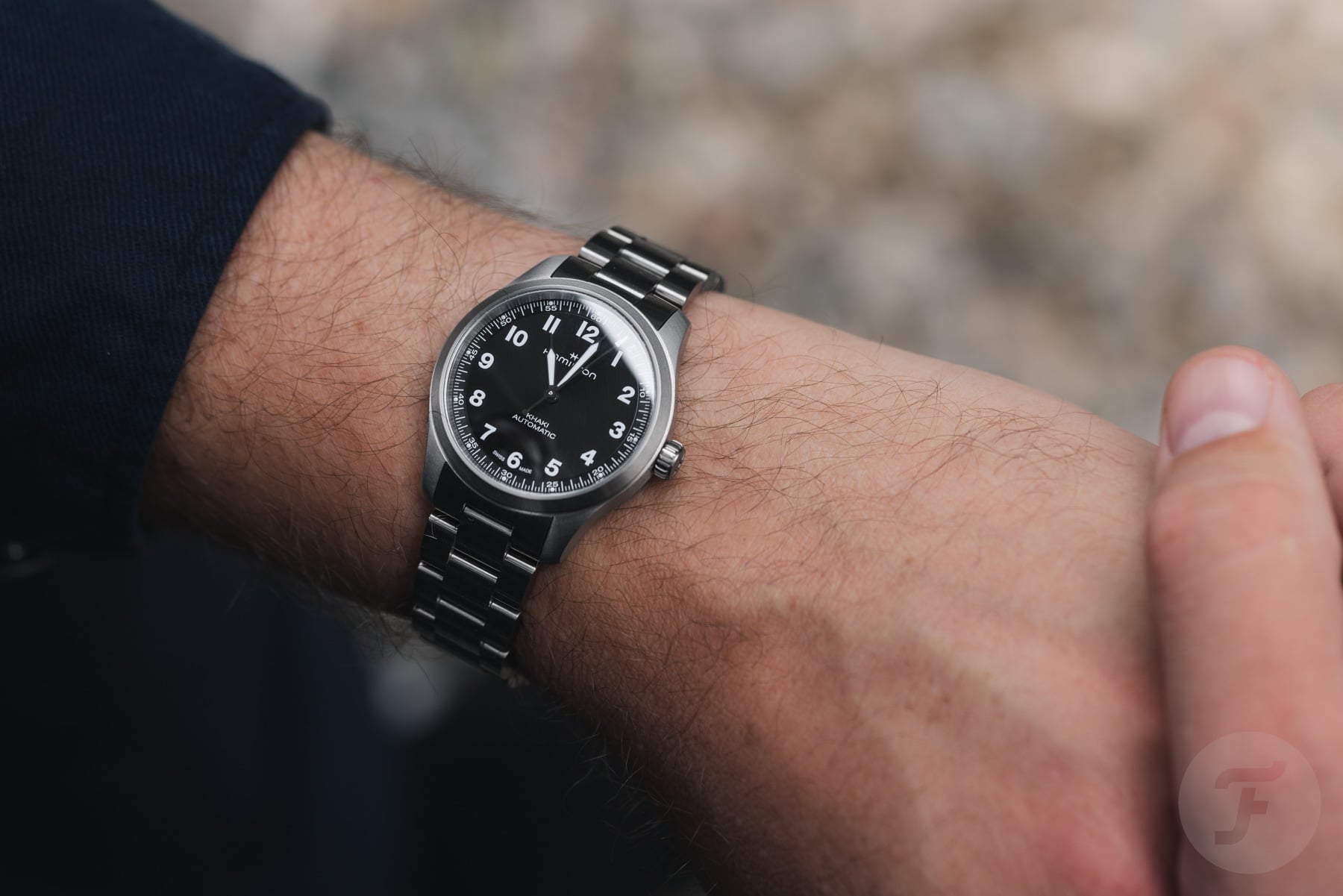 Hands-On: Hamilton × Engineered Garments Khaki Field Titanium