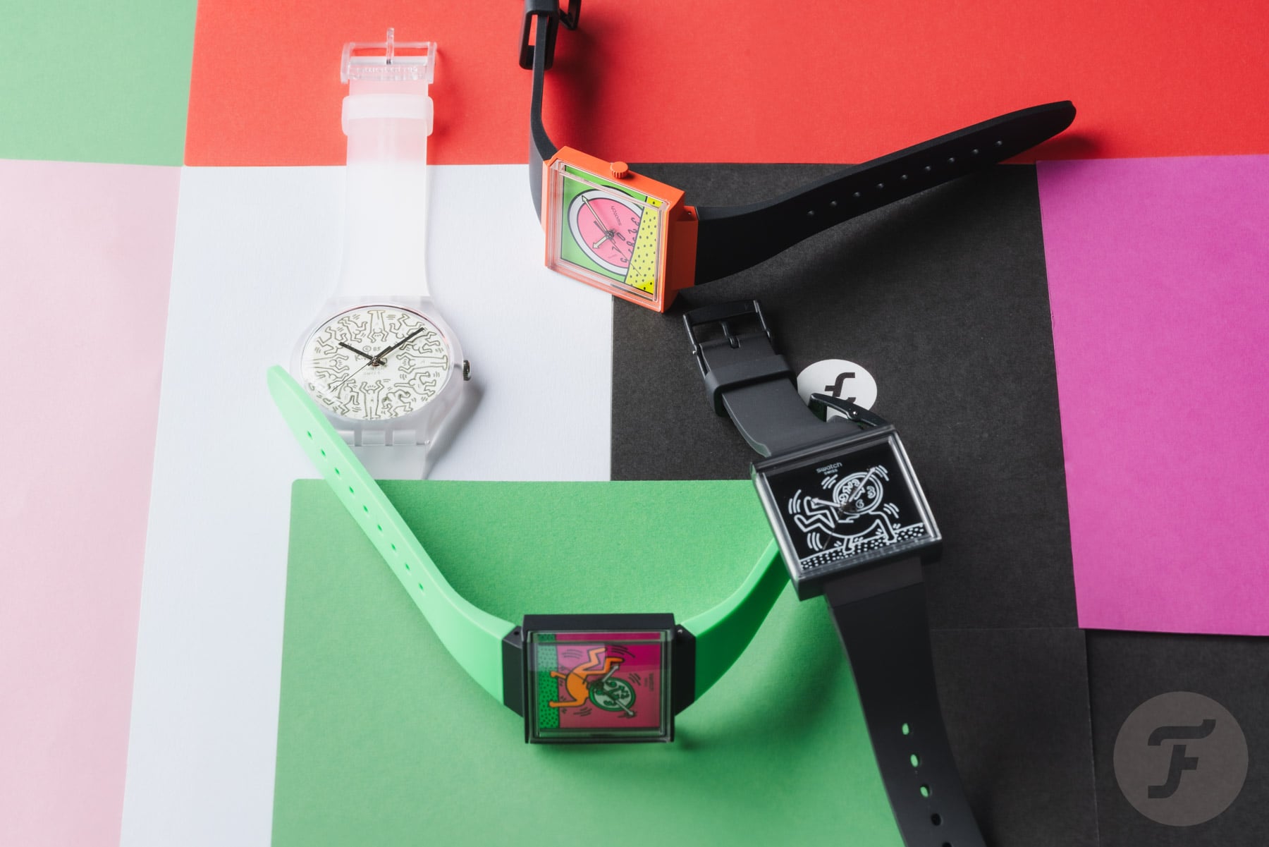 New: The Swatch × Keith Haring Break Free Watches