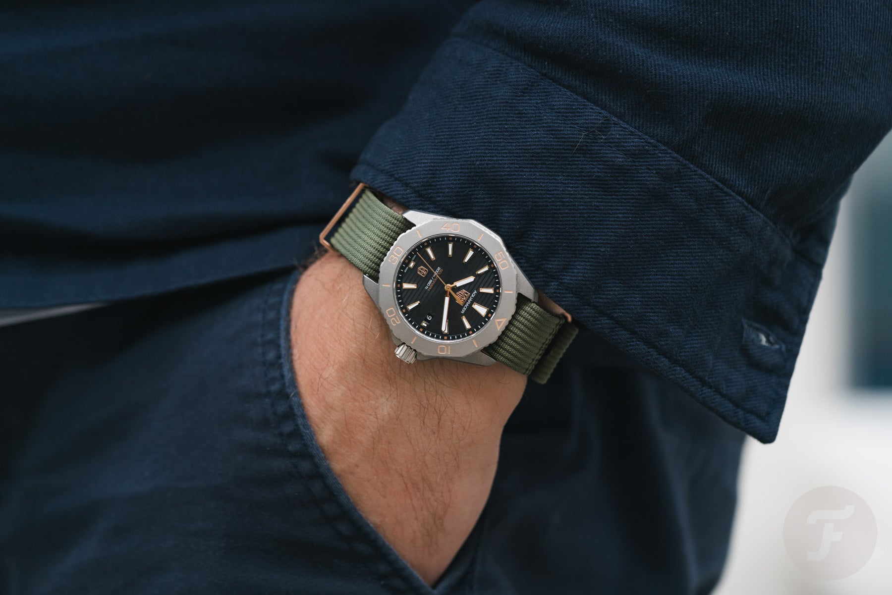 New: TAG Heuer Aquaracer Solargraph × Time+Tide "Sundowner"